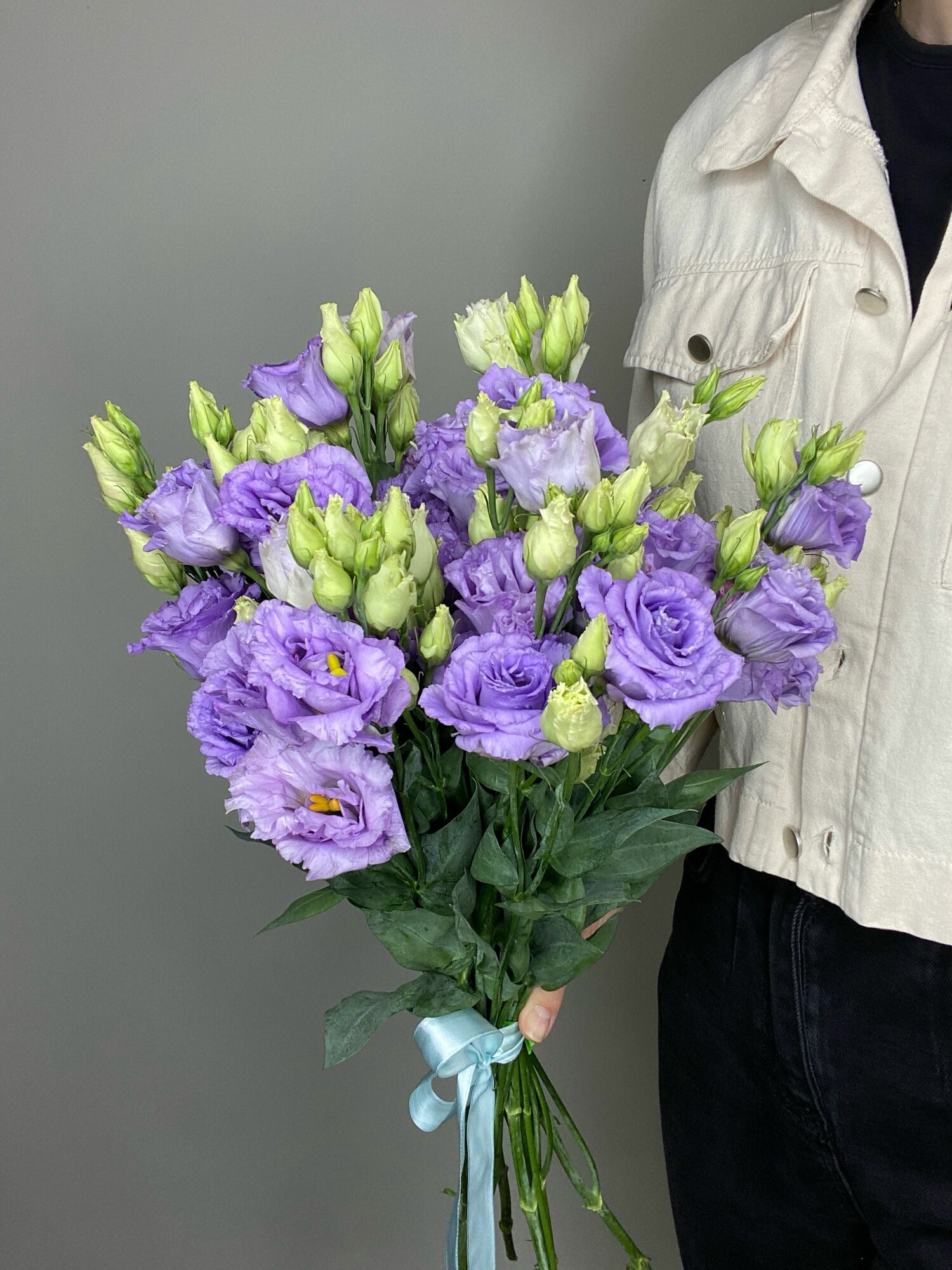 Сиреневые эустомы