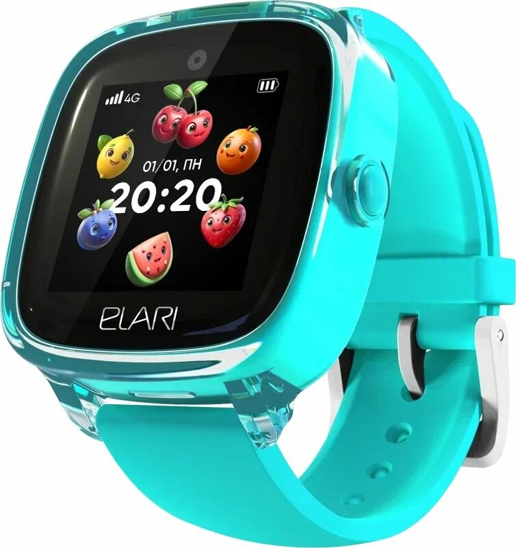 Смарт-часы Elari KidPhone Fresh 4G 1.4" IPS зеленый