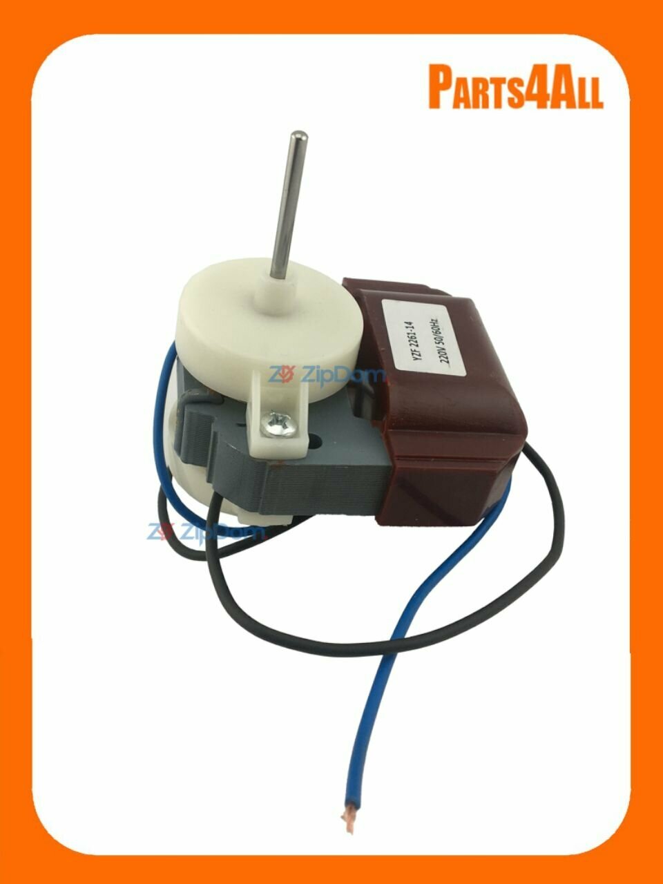 Вентилятор для холодильников Стинол YZF 2261-14 мм 6.5W / YZF2250 (шток -3,16 мм, L - 30 мм) 220 V