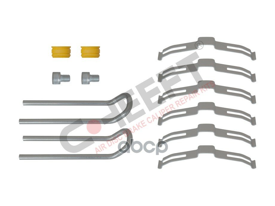 К-кт прижимных пластин и держателей колодок суппорта WABCO MAXX 22/MAXX 22T (12 деталей) SCHMITZMAN CHEEFT арт. 3256
