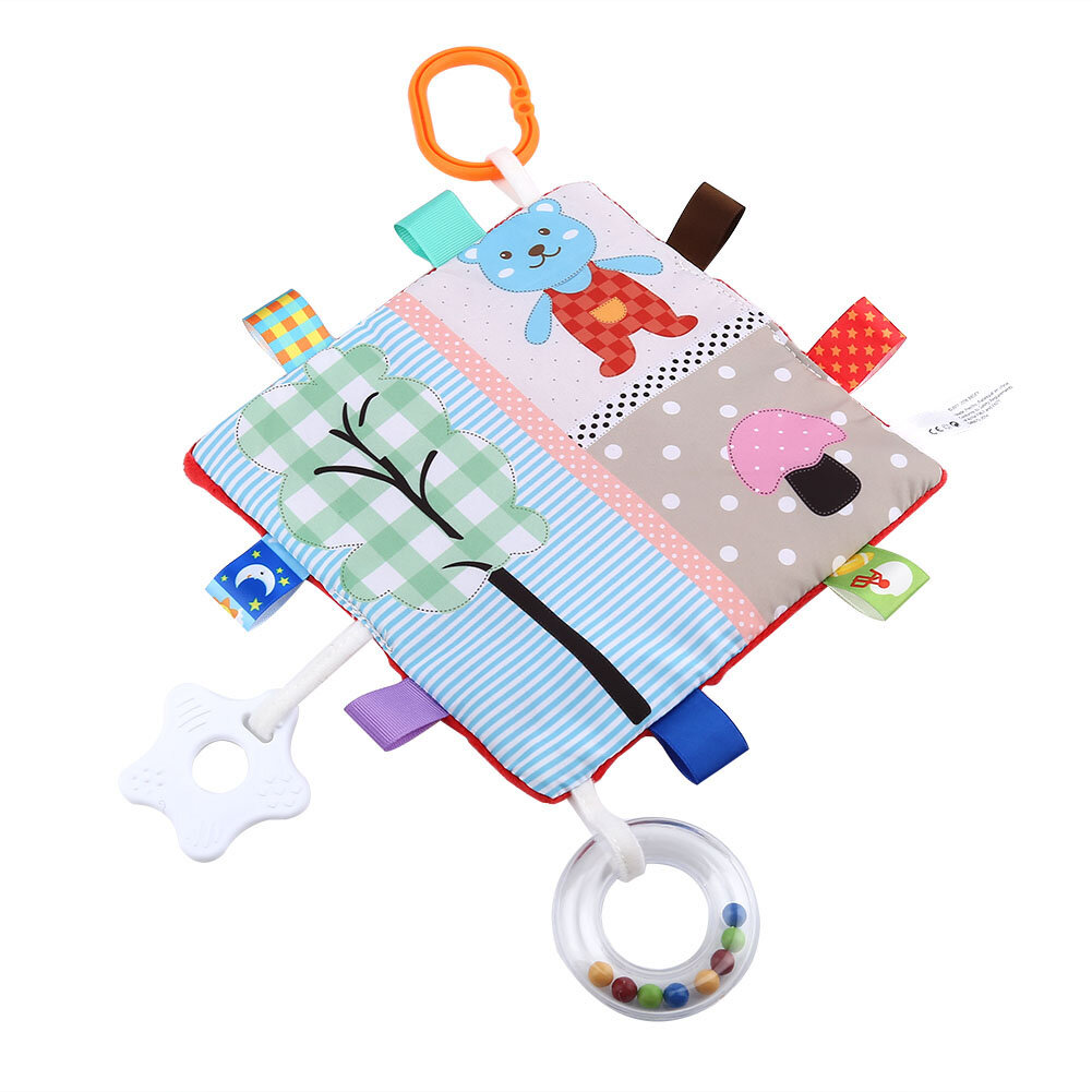 Baby Infant Soft Towel Toy Teething Soothing Pacifier Cute Cartoon Plush Hand Towel(#3)