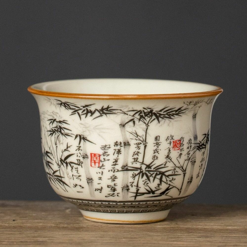 Пиала для чая "Бамбуковая роща", 65 мл, 1 шт