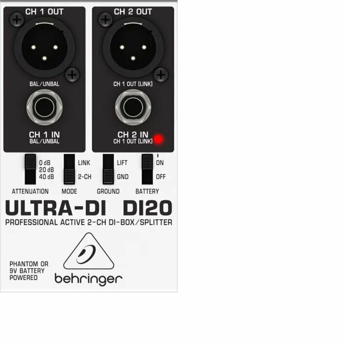 KNOW EASY-Директ-бокс активный Behringer DI20