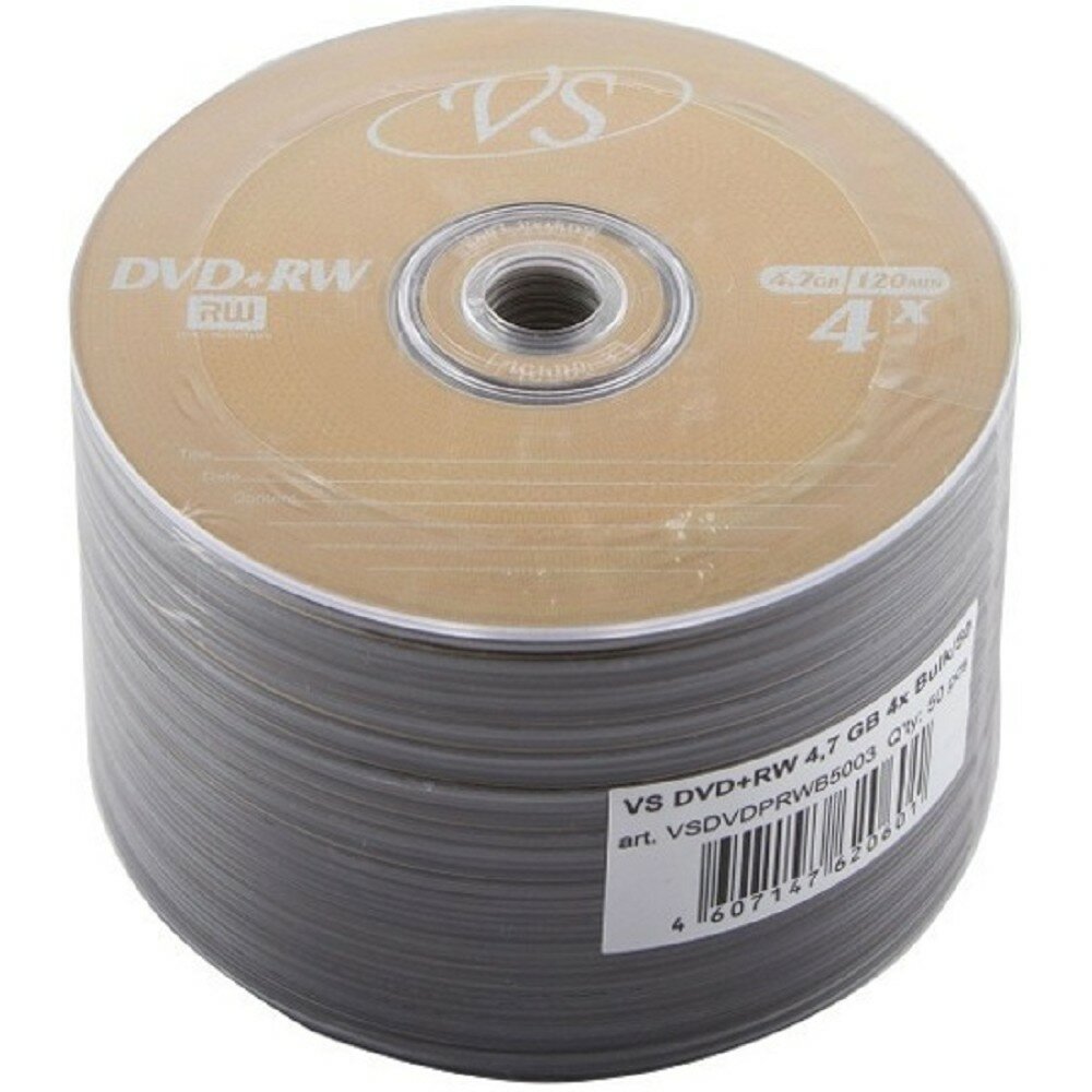 Оптический диск DVD+RW VS VSDVDPRWB5001 DVD+RW