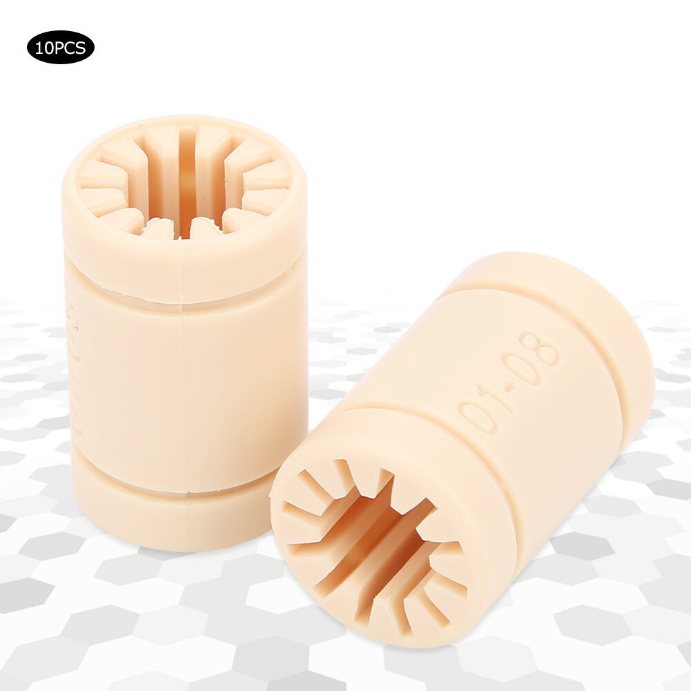 10 шт. LM8UU подшипник пластиковые детали линейной втулки LM8UU RJMP аксессуары для 3D-принтера