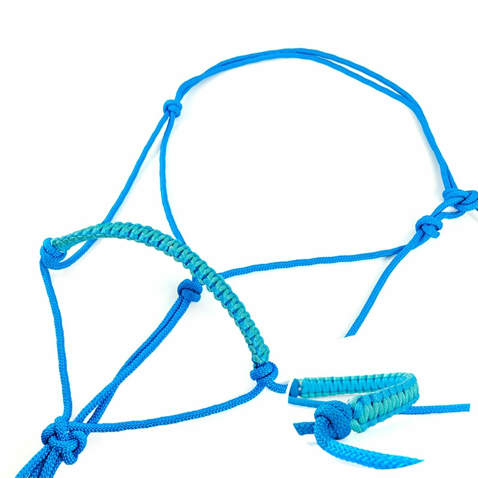 Недоуздок для лошадей с узлом и ремнем износостойкий