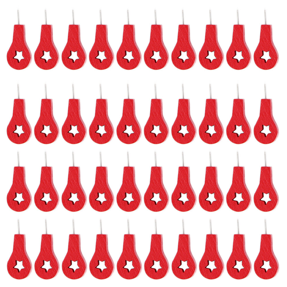 40 шт. красных кнопок в форме карты, аксессуары для крепления, школьные канцелярские товары, офисные принадлежности