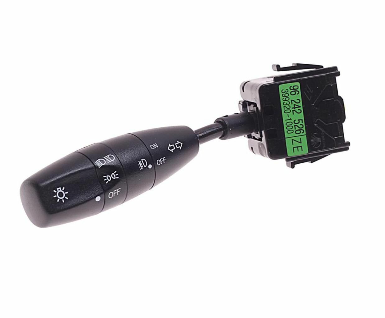 Переключатель подрулевой левый с ПТФ для Дэу Матиз, Шевроле Ланос с ПТФ арт 96242526 GENERAL MOTORS