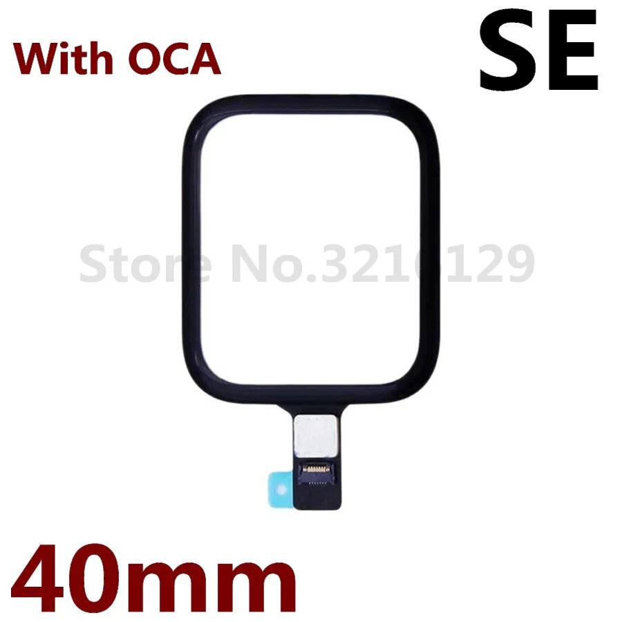 Стеклянная линза с дигитайзером сенсорного экрана для Apple Watch Series SE 1 2 3 4 SE(SE 2022) 40MM