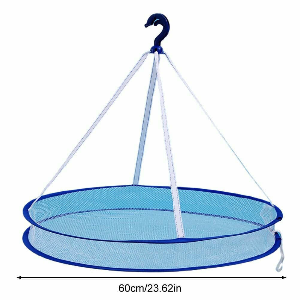 Складная корзина для сушки одежды, сетчатая сушилка для нижнего белья, ветрозащитная корзина для сушки белья