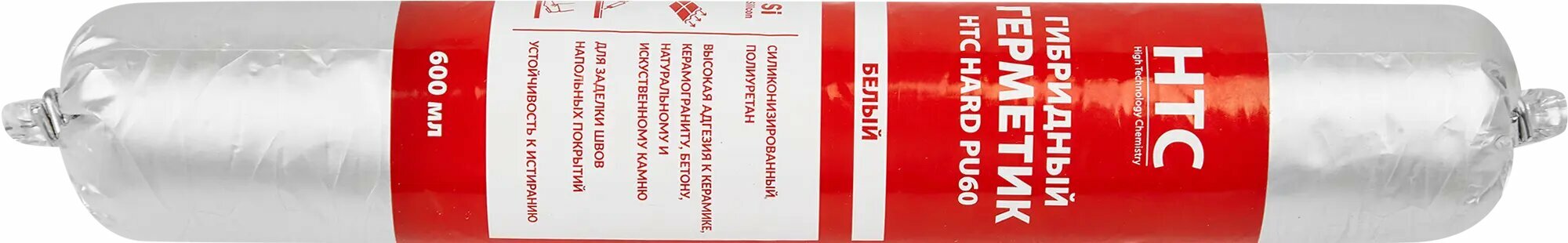 Герметик гибридный HTC Hard PU60 600 мл белый