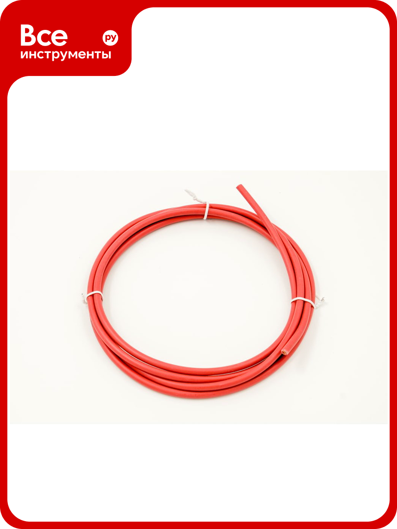 Провод установочный гибкий OVK TOOLS ПуГВнг(А)-LS 1x6 КР 2 метра ПуГВнг(А)-x6-КР-2М