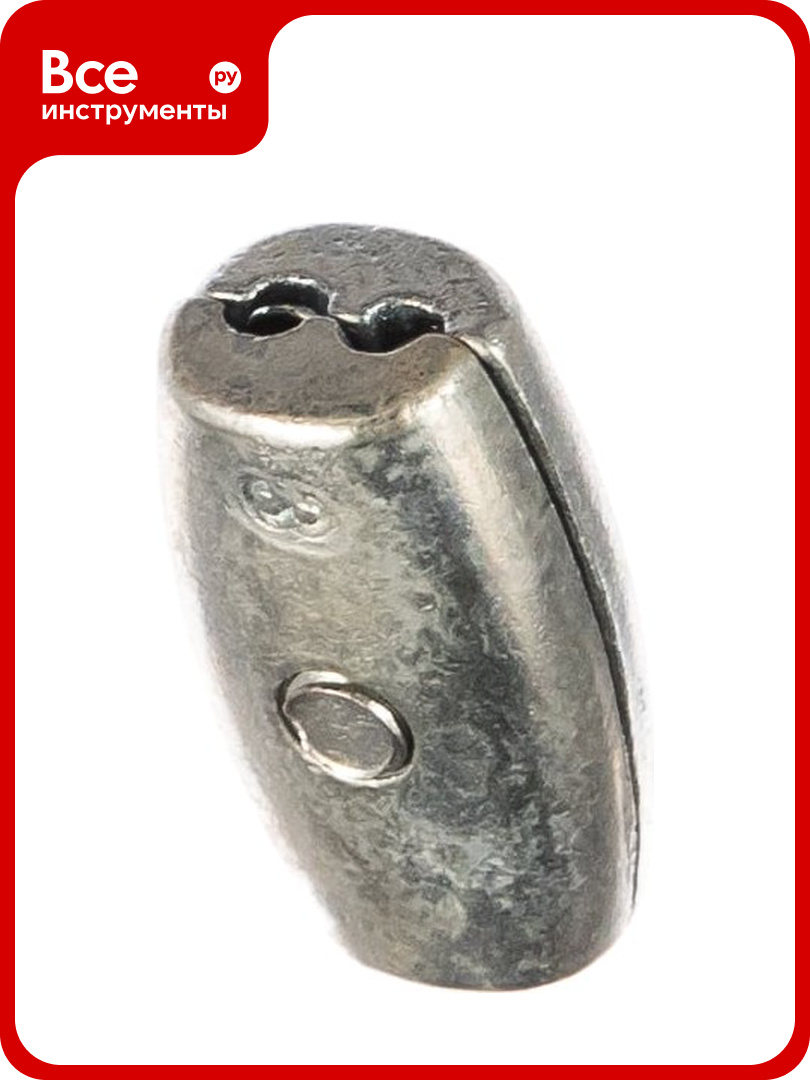 Зажим троса Зубр Бочонок, 3мм, ТФ5, 25 шт 4-304455-03 для надежного зажима деталей