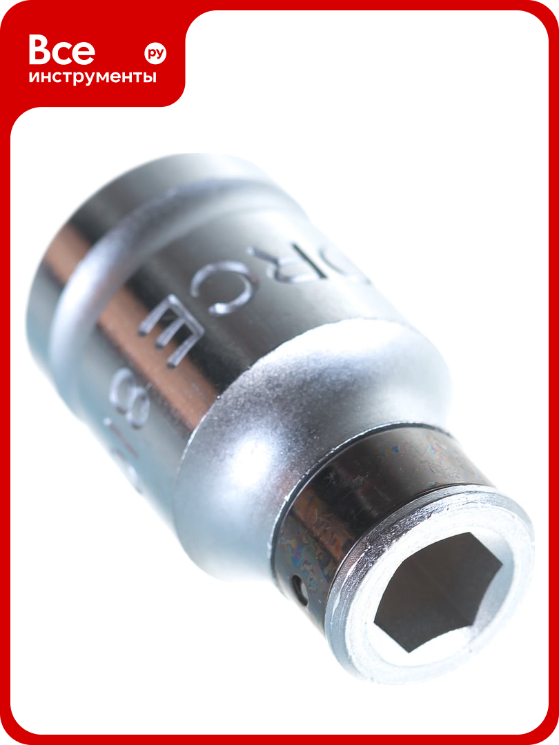 Держатель биты 3/8 (F)x1/4 (F), L=30 мм FORCE 81032