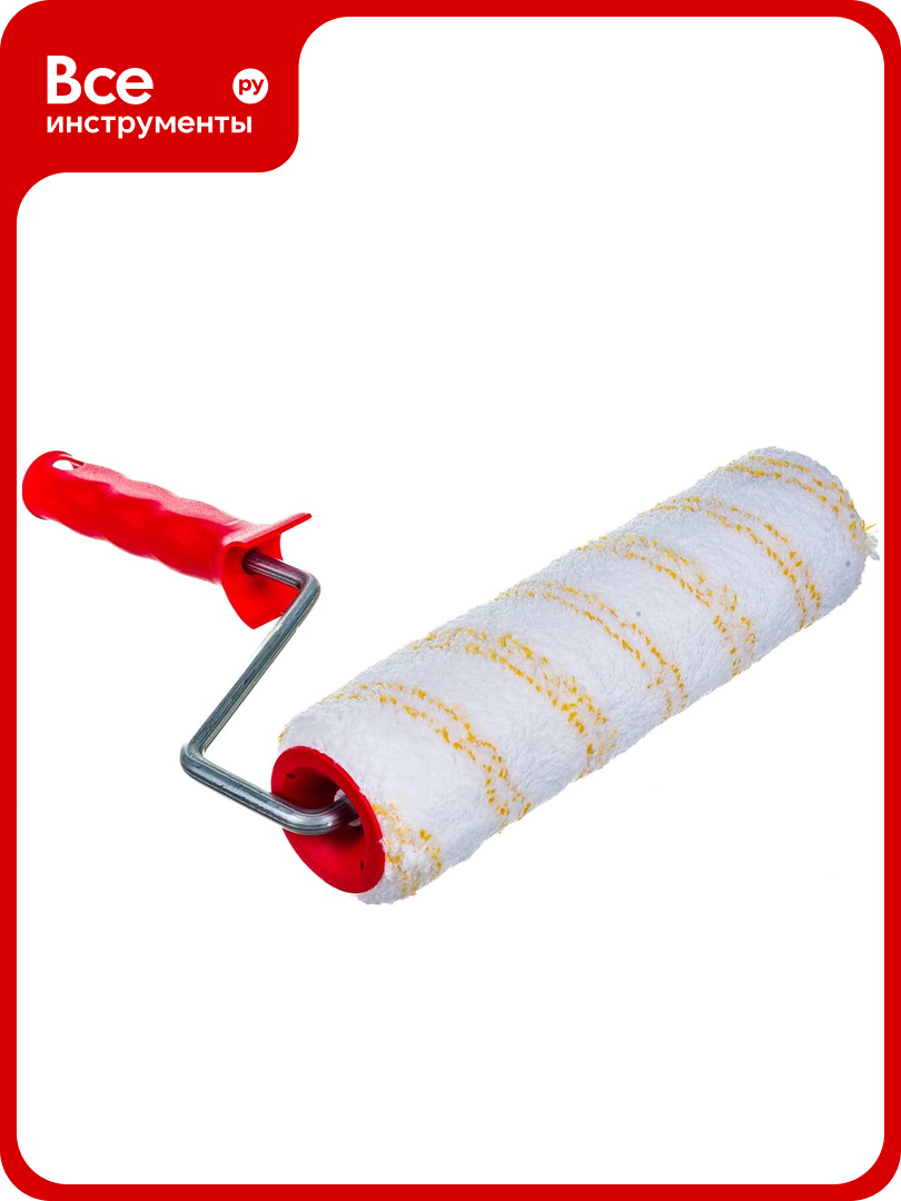 Валик с ручкой MATRIX "микрофибра" 250 мм, ворс 12 мм, D 48 мм, D ручки 8 мм, полиакрил