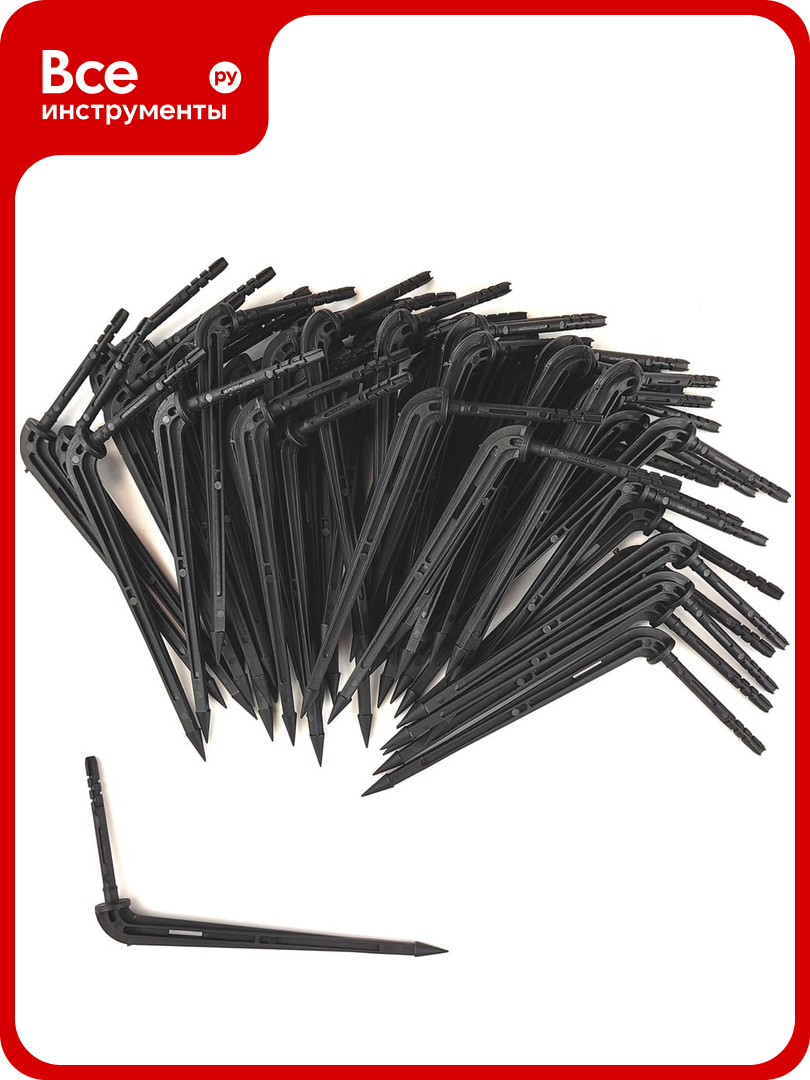 Капельница‑стойка для микротрубки Профитт 3 мм, конечная, соединение 1/8 дюйм, забор воды от водопровода – упаковка