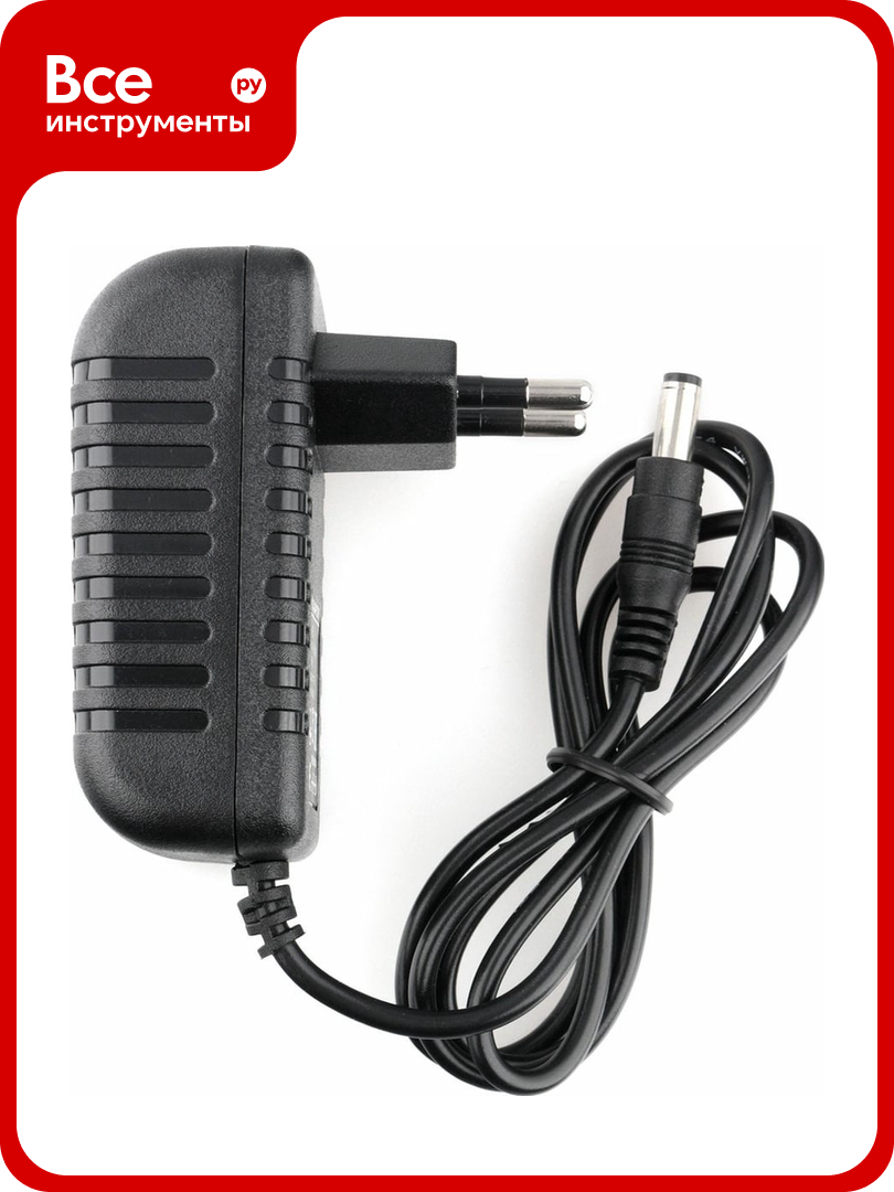 Адаптер питания Gembird 12В/1А, 1 штекер 5,5x2,5мм, NPA-AC7, различных устройств