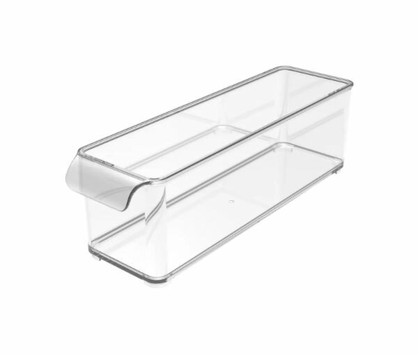 Органайзер Berossi 9.6x32.9x10.2 см 2.4 л полиэтилен без крышки цвет прозрачный