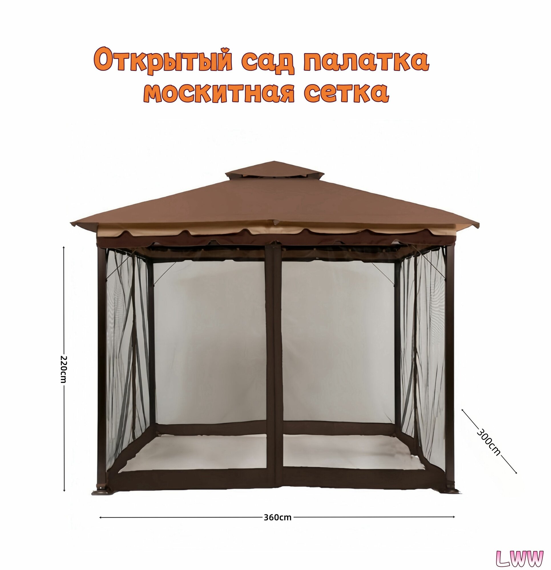 Универсальная сменная москитная сетка, уличная сетка, боковая стенка, занавеска с застежкой-молнией LWWУ