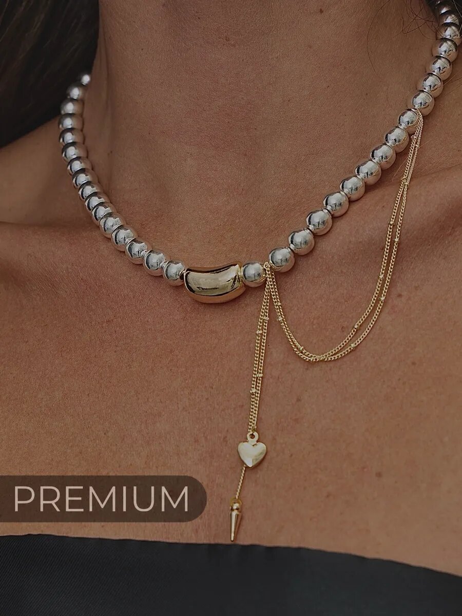 Колье, гематит