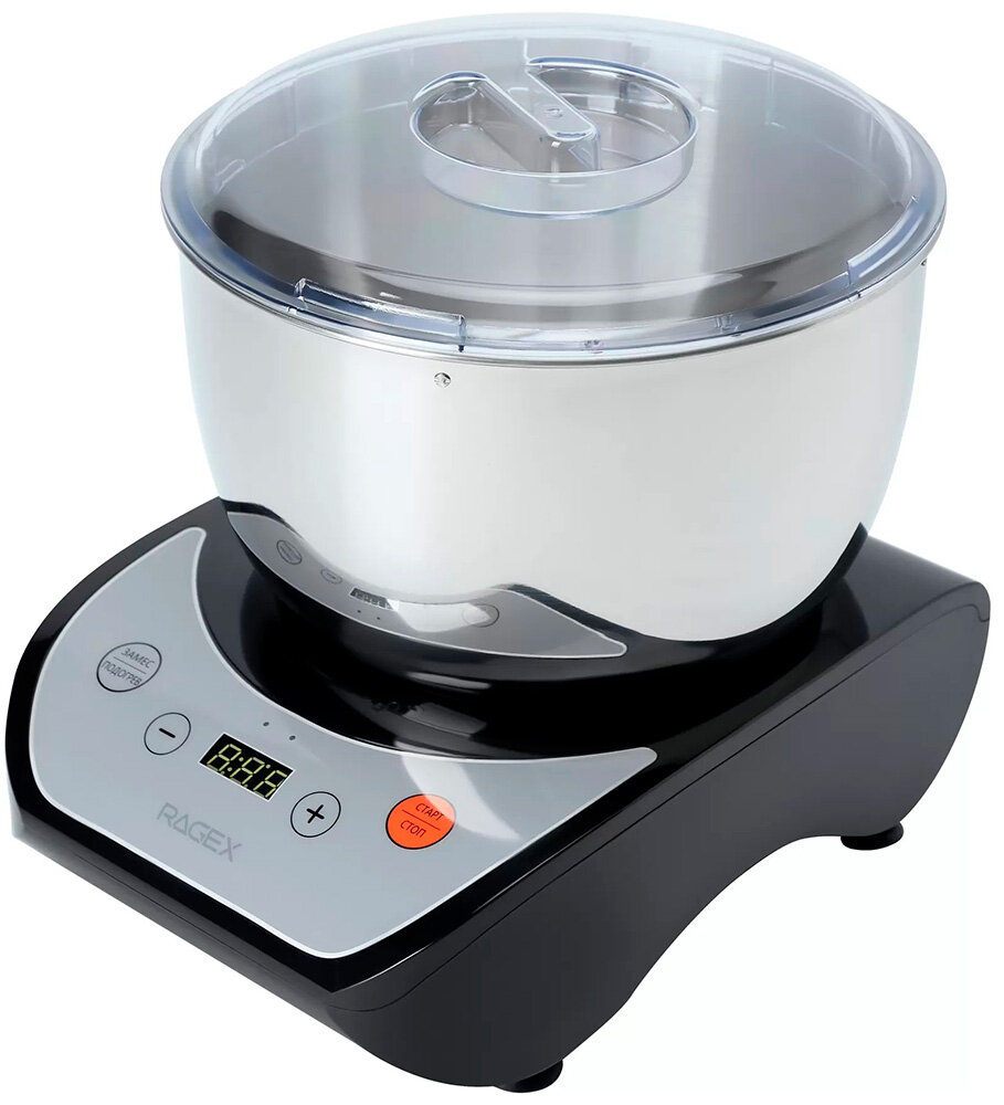 Тестомесильная машина Ragex R2001, 5 л, 550 Вт, черная
