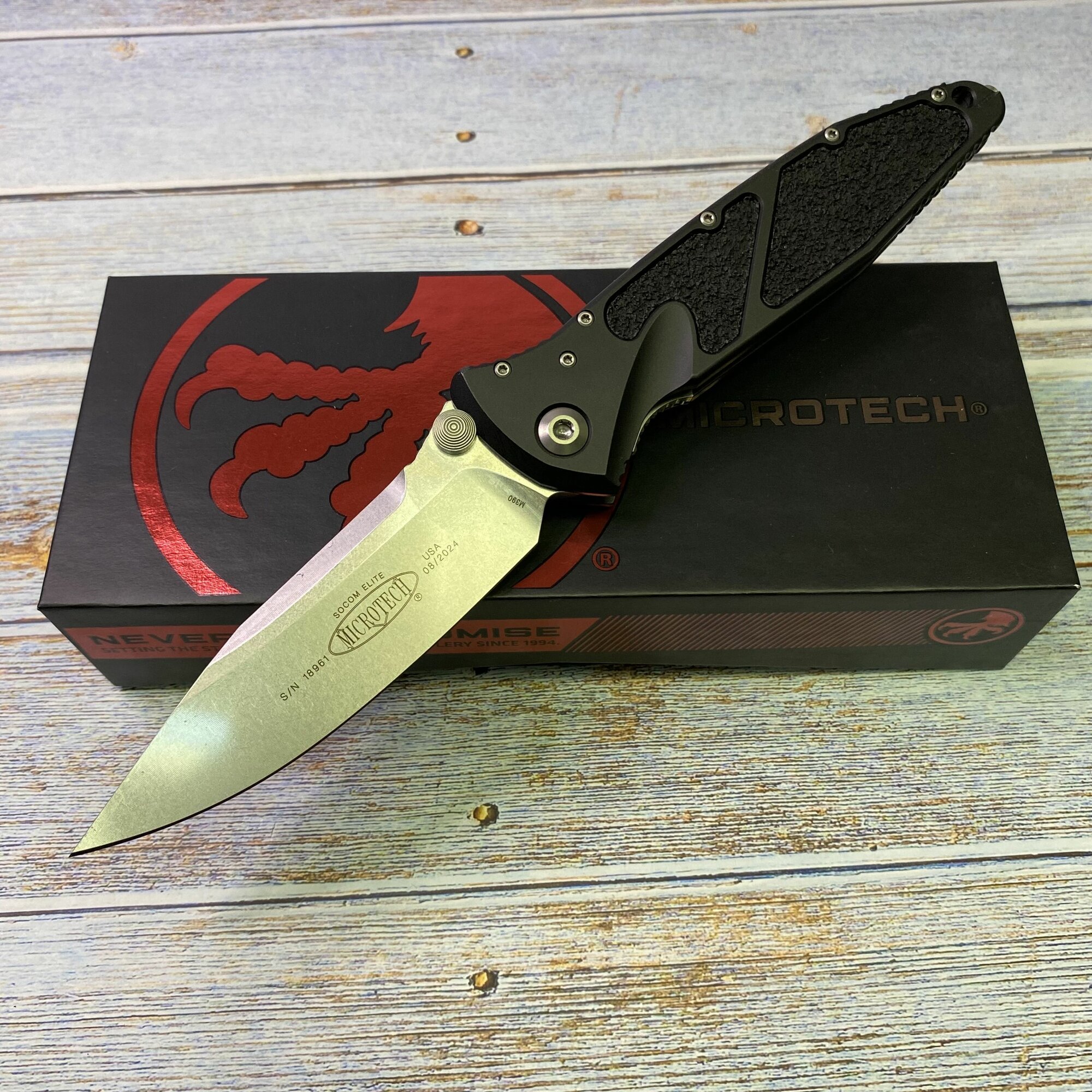 Складной нож Microtech Socom Elite S/E Stonewash Standard
