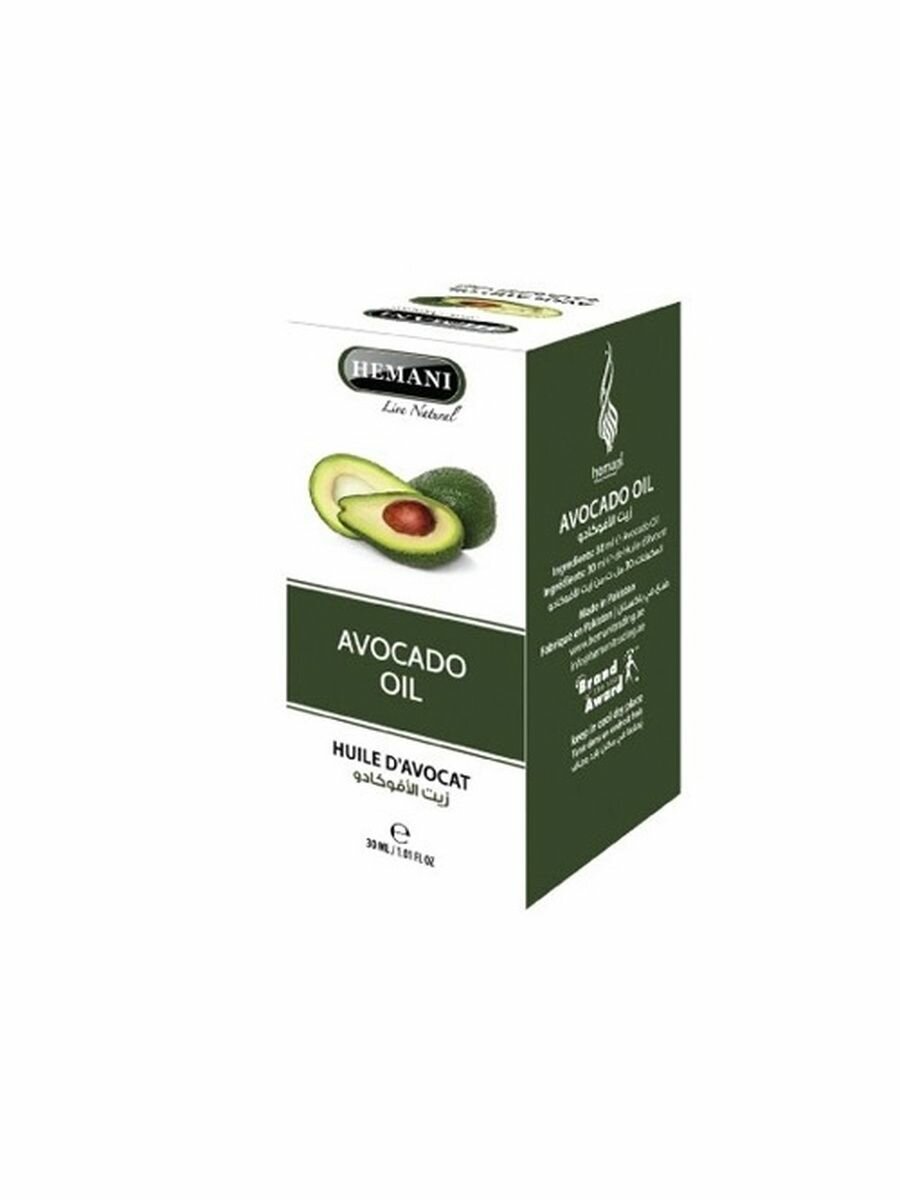 Масло Авокадо Хемани / Avocado Oil Hemani 30 мл