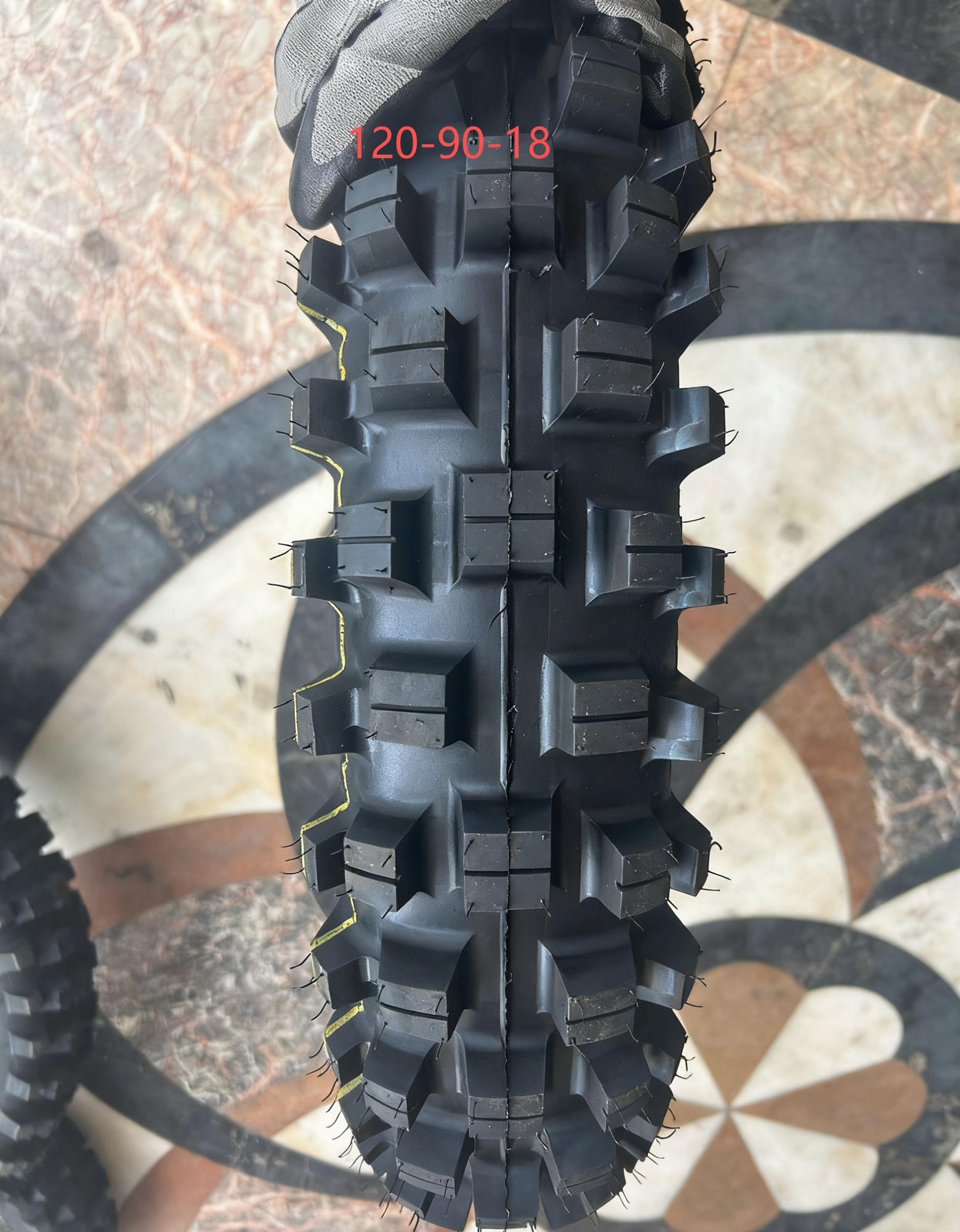 Шины для внедорожных мотоциклов, задние колеса（ 120-90-18）Шина заднего колеса