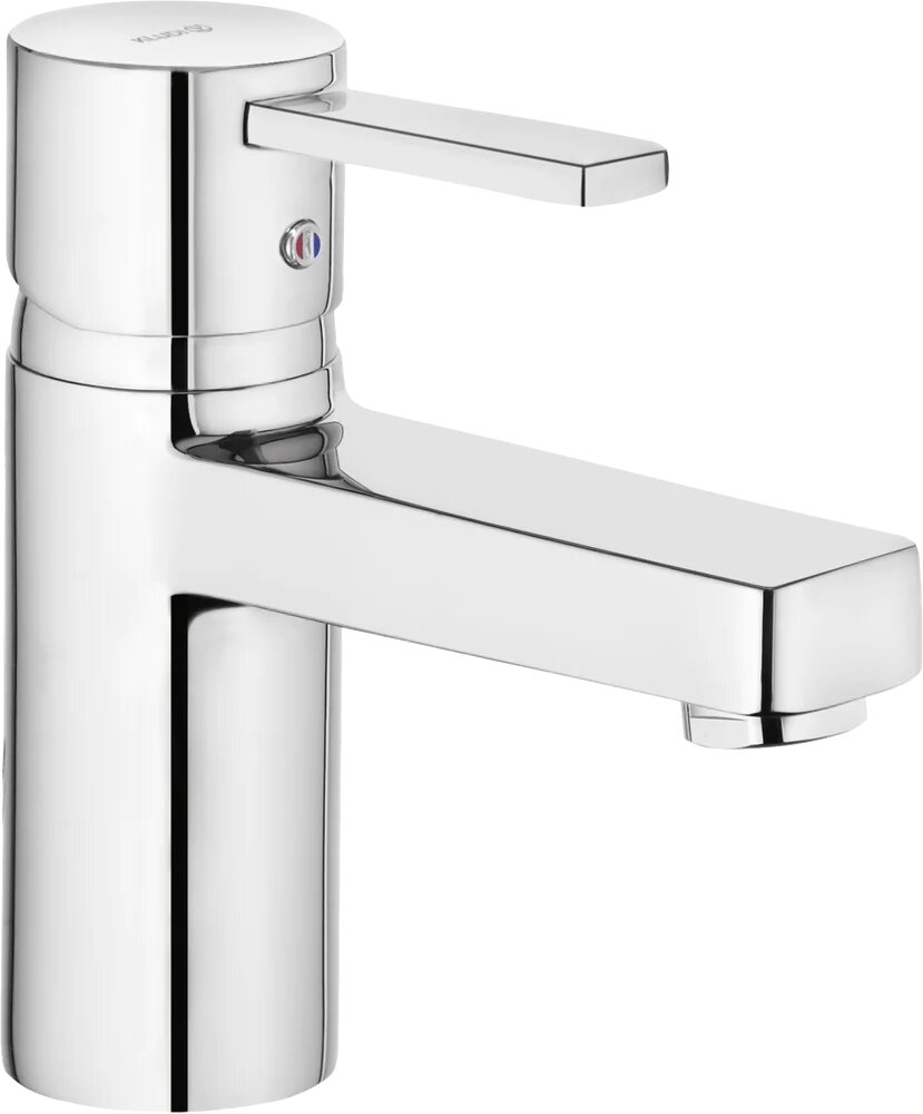Смеситель для раковины Kludi Zenta 382510575 хром, глянцевый, кран для ванной в раковину, из латуни, рычажный, с керамическим картриджем