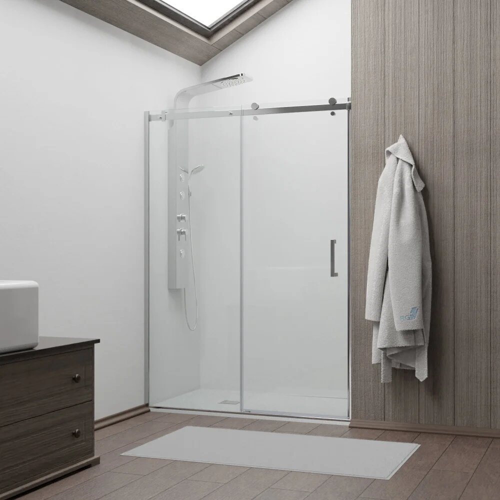 Душевая дверь в нишу RGW Tornado TO-14 стеклянная, раздвижная, 120 см, одностворчатая, немецкая