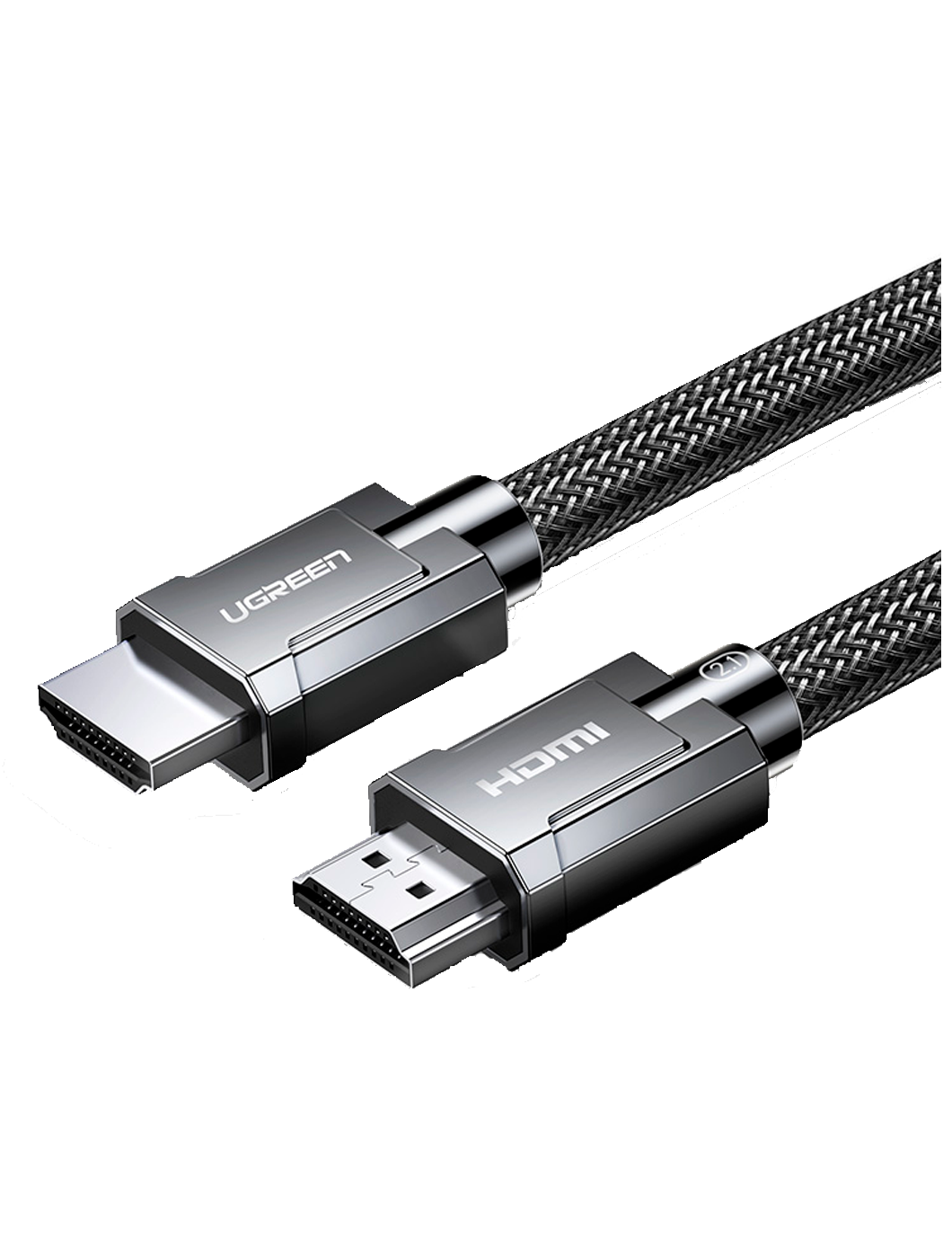 UGREEN. Кабель HDMI - HDMI 2.1 / 8K"60Гц / 4К"120Гц / 30 AWG / цинковый сплав и нейлоновая оплетка, 1,5 м (70320)