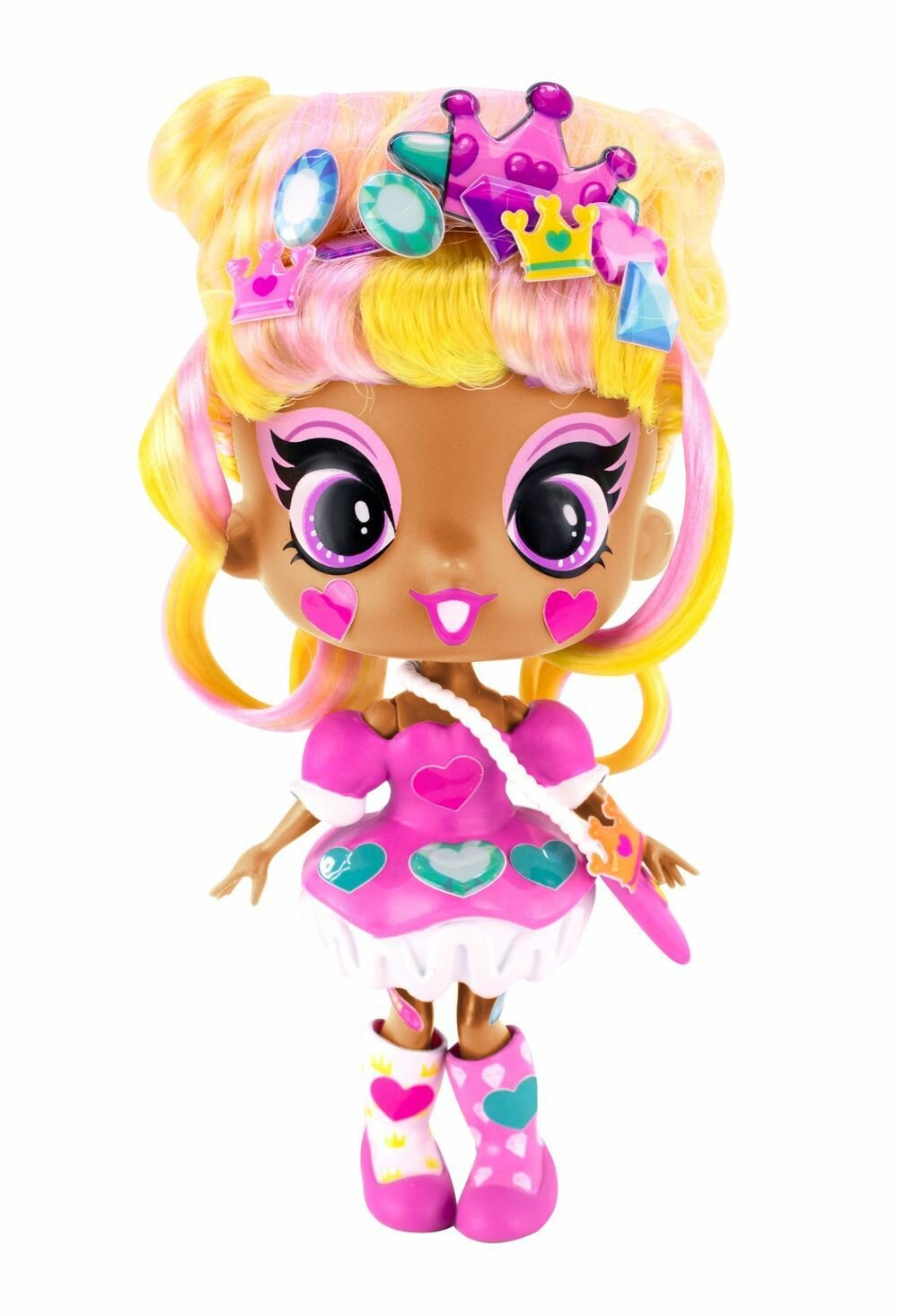 Кукла CEPIA "Decora Girlz", Регина, 13 см, сумочка, стикеры, гребень, подставка, в коробке, от 4 лет