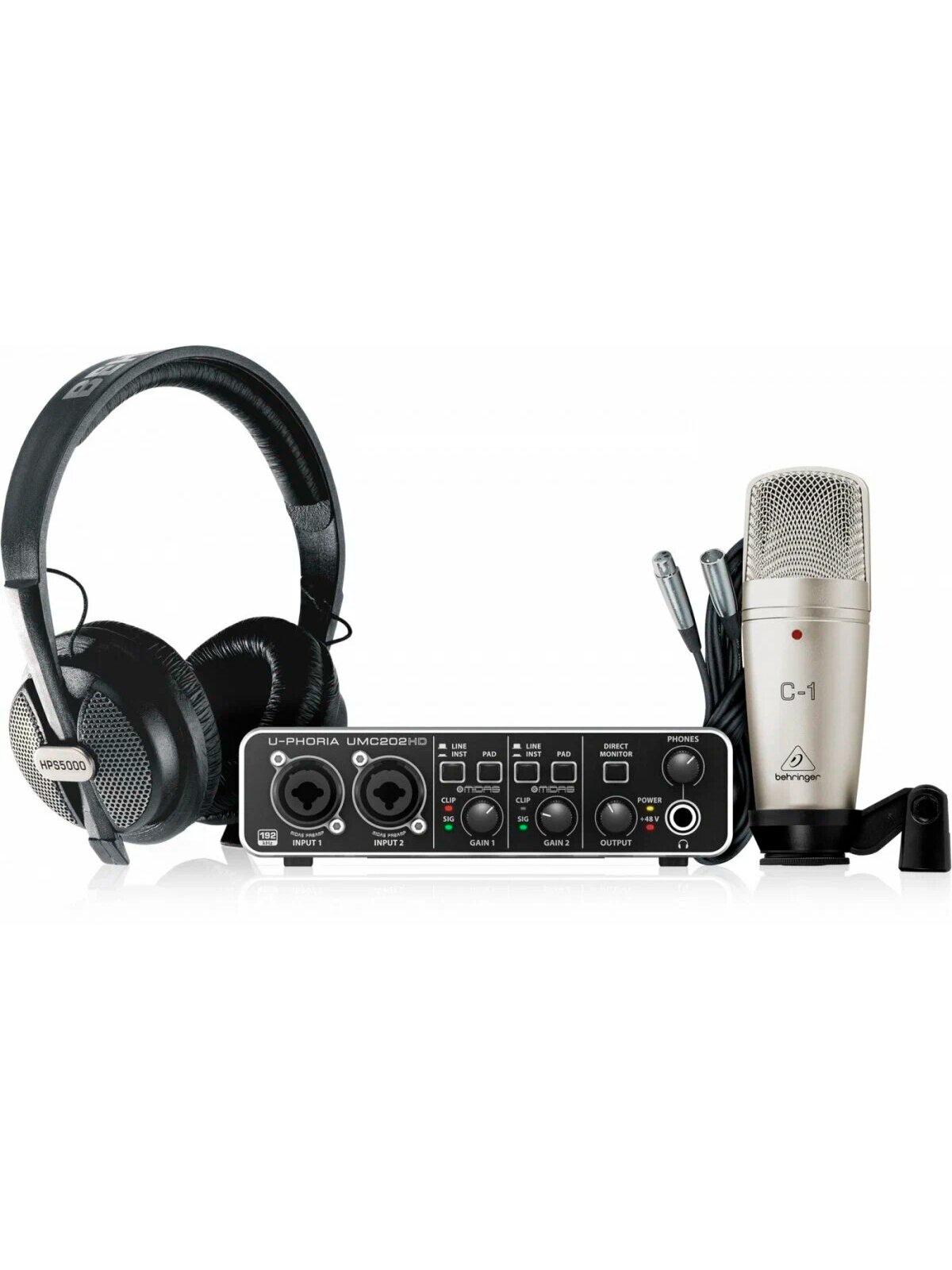 Комплект студийного оборудования Behringer U-Phoria Studio PRO