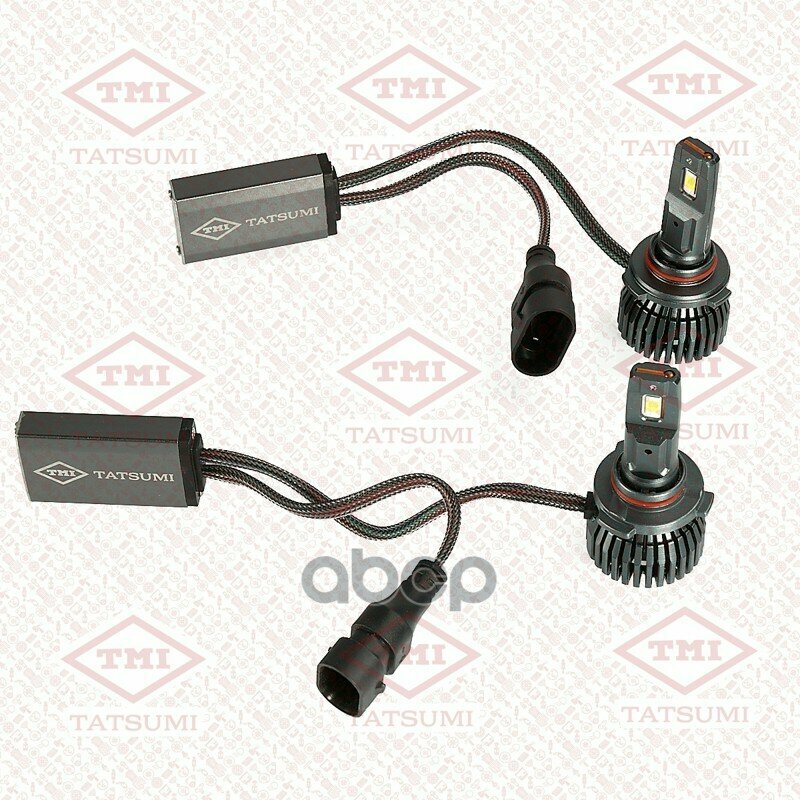 Лампа светодиодная HB3 9005 (комплект 2 шт.) HB3 9005 12V (42W) 6500K P20d TATSUMI арт. TFN1001LED