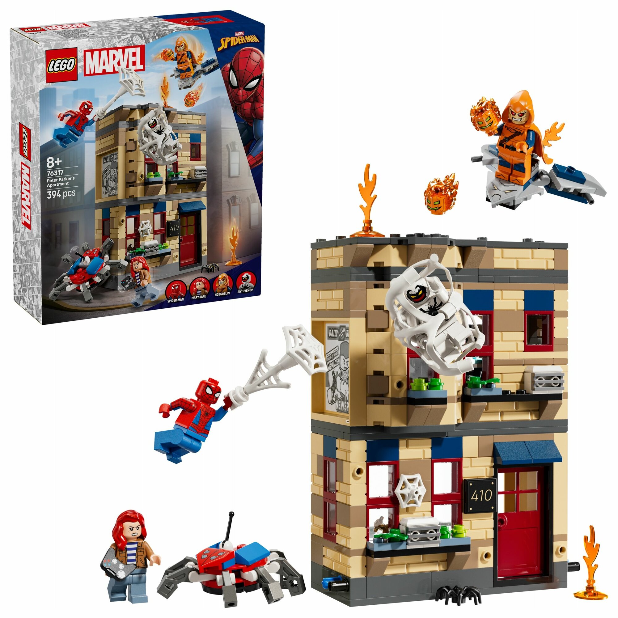 Конструктор LEGO Marvel - Квартира Питера Паркера - Лего Марвел 76317