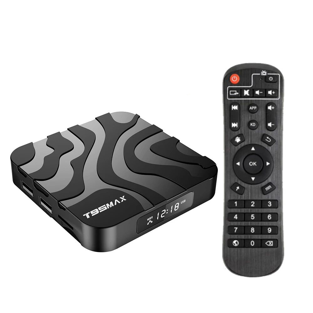 Телевизионная приставка Max Android 14 8K Ultra с 8 ГБ ОЗУ, 64 ГБ, 128 ГБ ПЗУ, Allwinner H618, потоковый медиаплеер Google Voice