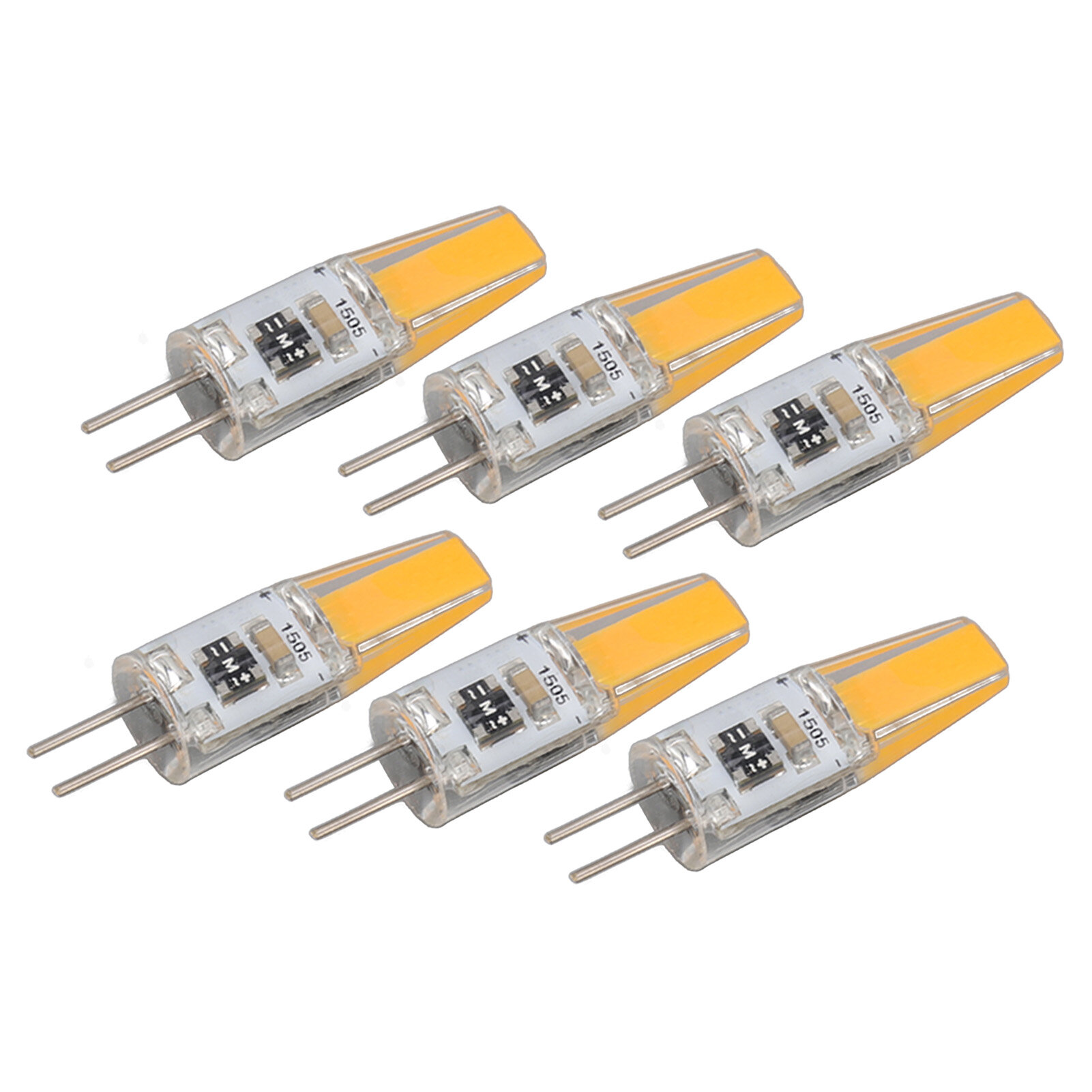 6 шт. G4 лампочка с регулируемой яркостью 2 Вт 180 лм светодиодная лампа для настольной лампы настенная лампа замена люстры 120 В