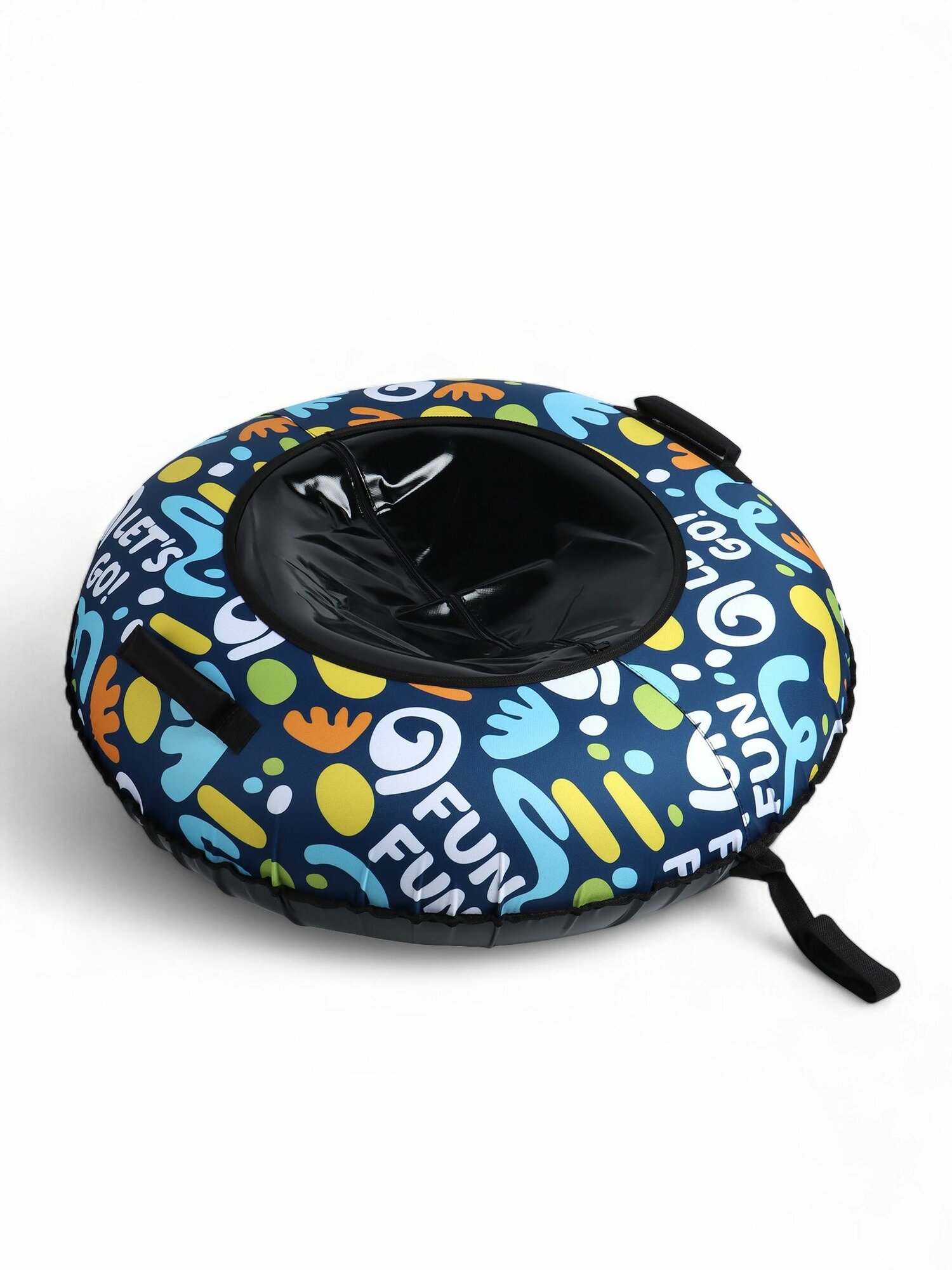 Ватрушка тюбинг, Winter Star "Let's Go", диаметр 110 см, синяя, черная