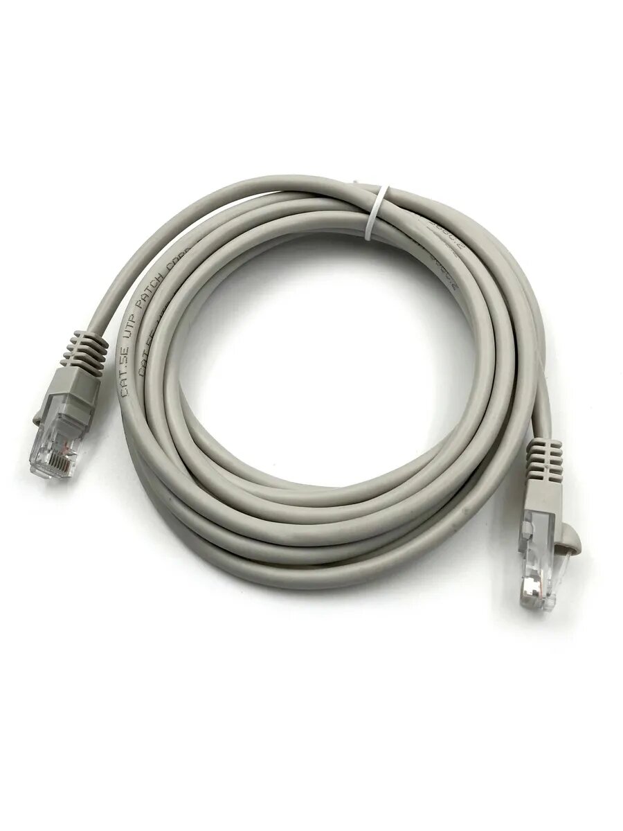 Патч-корд KP-PC-c5e-3m-g 1Гбит/с UTP 4 пары cat.5E CCA