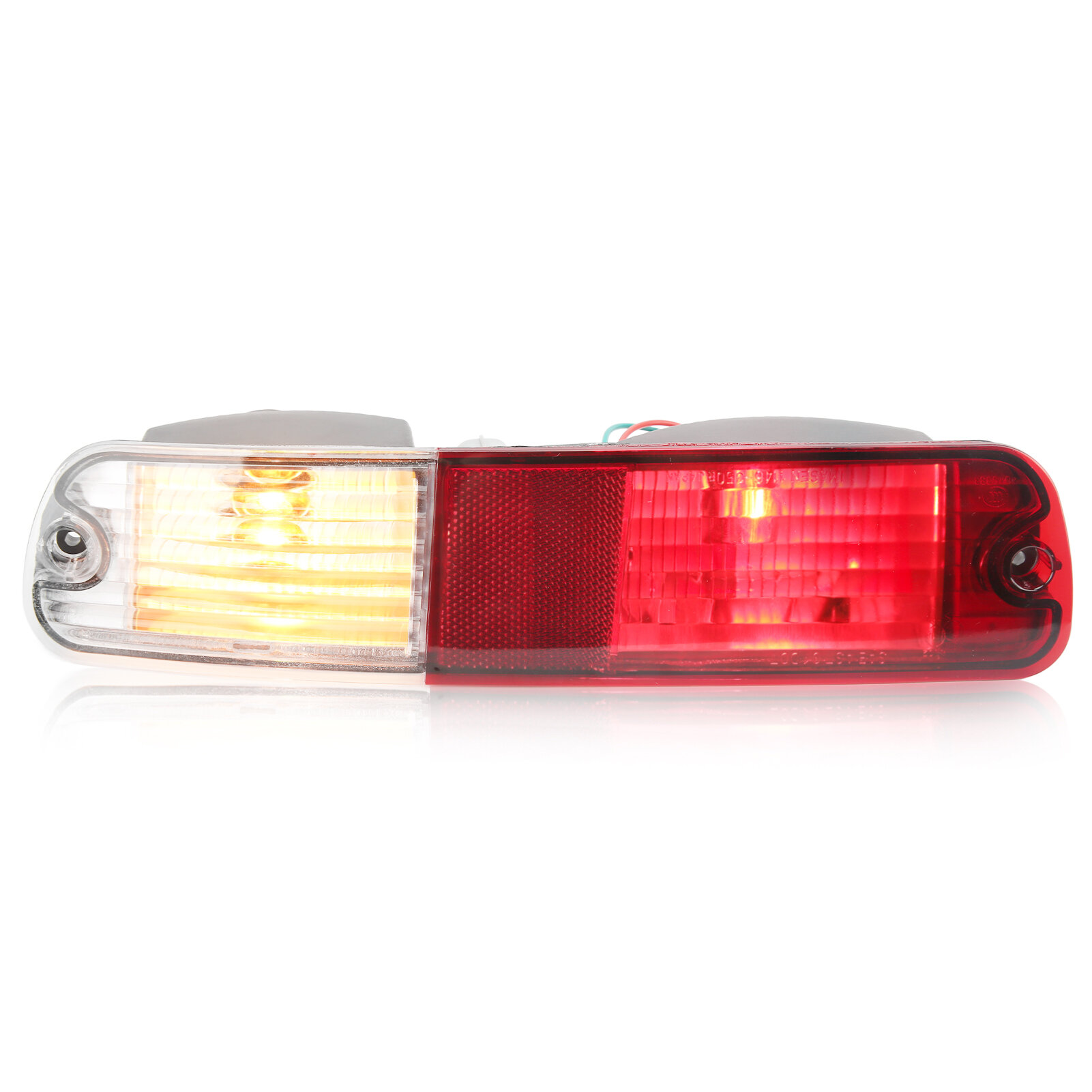 Rear Bumper Fog Lamp Taillight Assembly Super Bright Replacement for Mitsubishi Montero 2003 2006 Right MN133776C