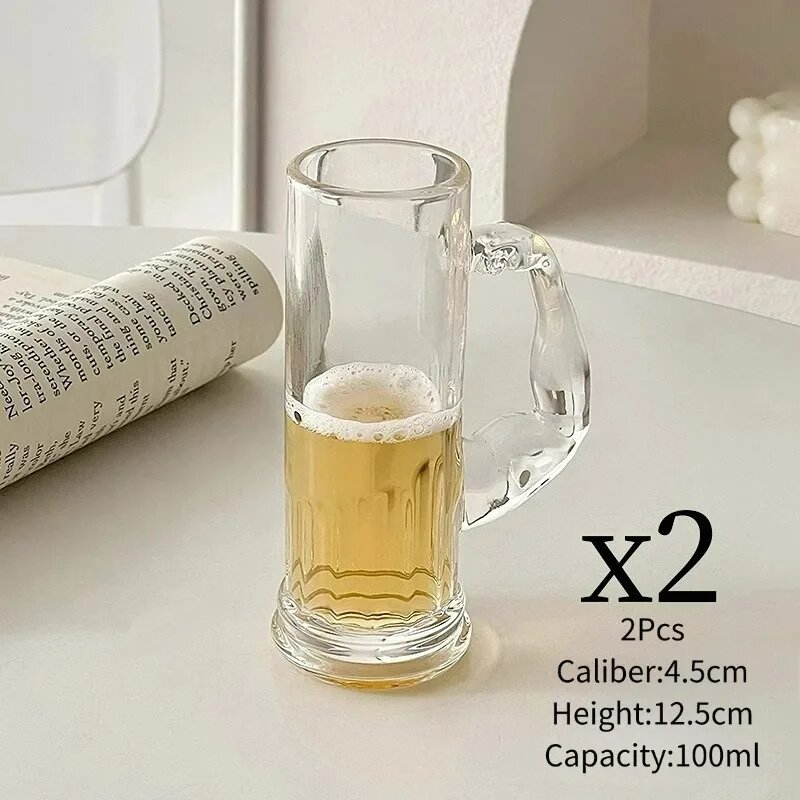 Стакан из стекла USEEKRIL, 100ml, Белый