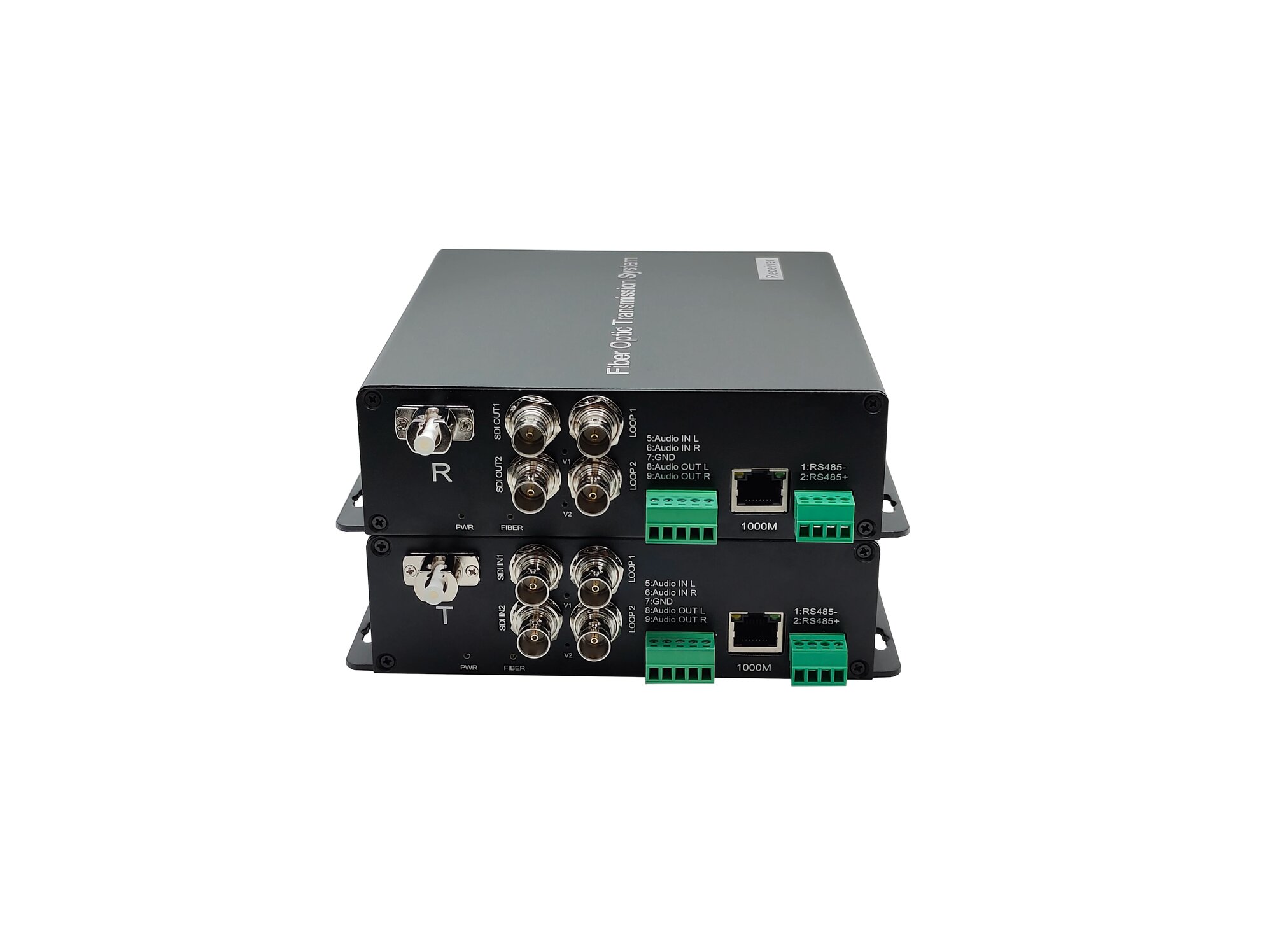 Медиаконвертер 3G-SDI 2 канала + Ethernet + RS485 + звук