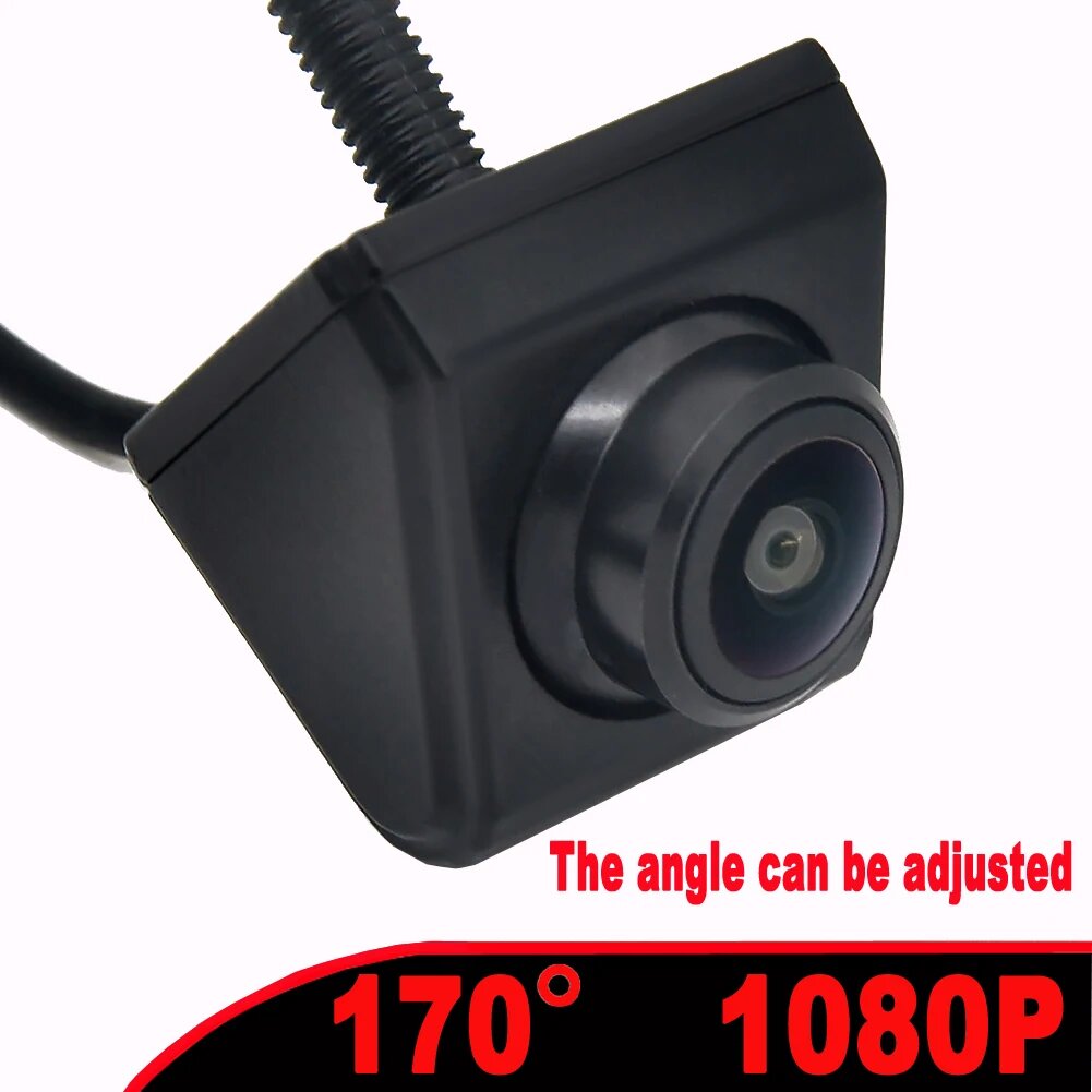 WF AHD 1080P Передняя боковая камера заднего вида парковочная камера ночного видения 170 ° объектив рыбий глаз Автомобильная камера заднего вида, Black AHD-Dynamic