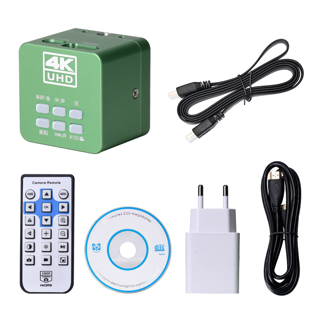 Цифровая Камера Для Микроскопа: 4K 41 МП CMOS Сенсор - Сверхчеткие Изображения Для Лаборатории И Обучения С 7X Цифровым Зумом И Пультом Дистанционного Управления For Научные Исследования И Демонстрации