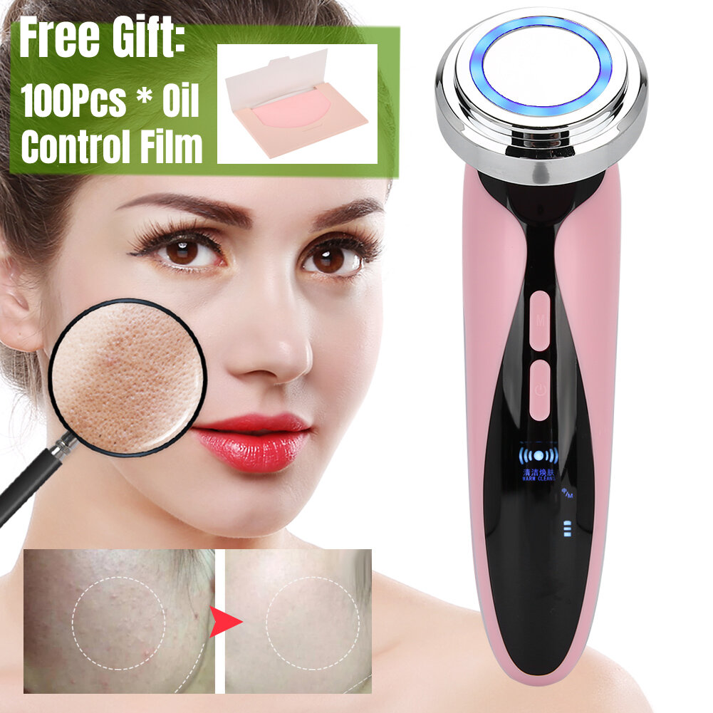 NYT Import Export Facial Machine Ems Red and Blue Light Therapy Подтяжка кожи