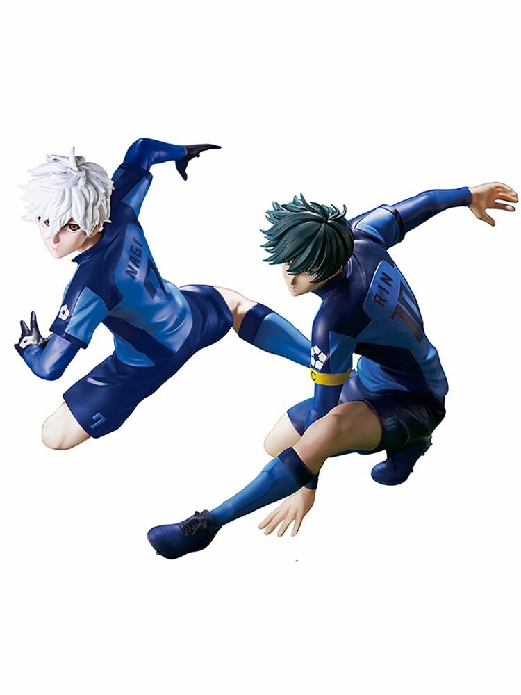 Фигурка Синяя тюрьма Рин Итоси и Сейширо Наги/ Blue Lock Rin Itoshi Seishiro Nagi figures Подарки для болельщиков (13 см,2шт)