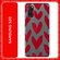 Чехол на Samsung Galaxy S20 / Самсунг Гэлакси S20 с принтом "Красные сердечки ри...