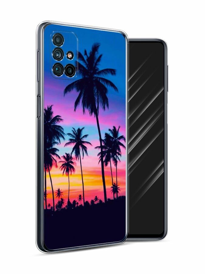 Чехол на Samsung Galaxy M31s / Самсунг Галакси M31s с принтом "Закат 5"