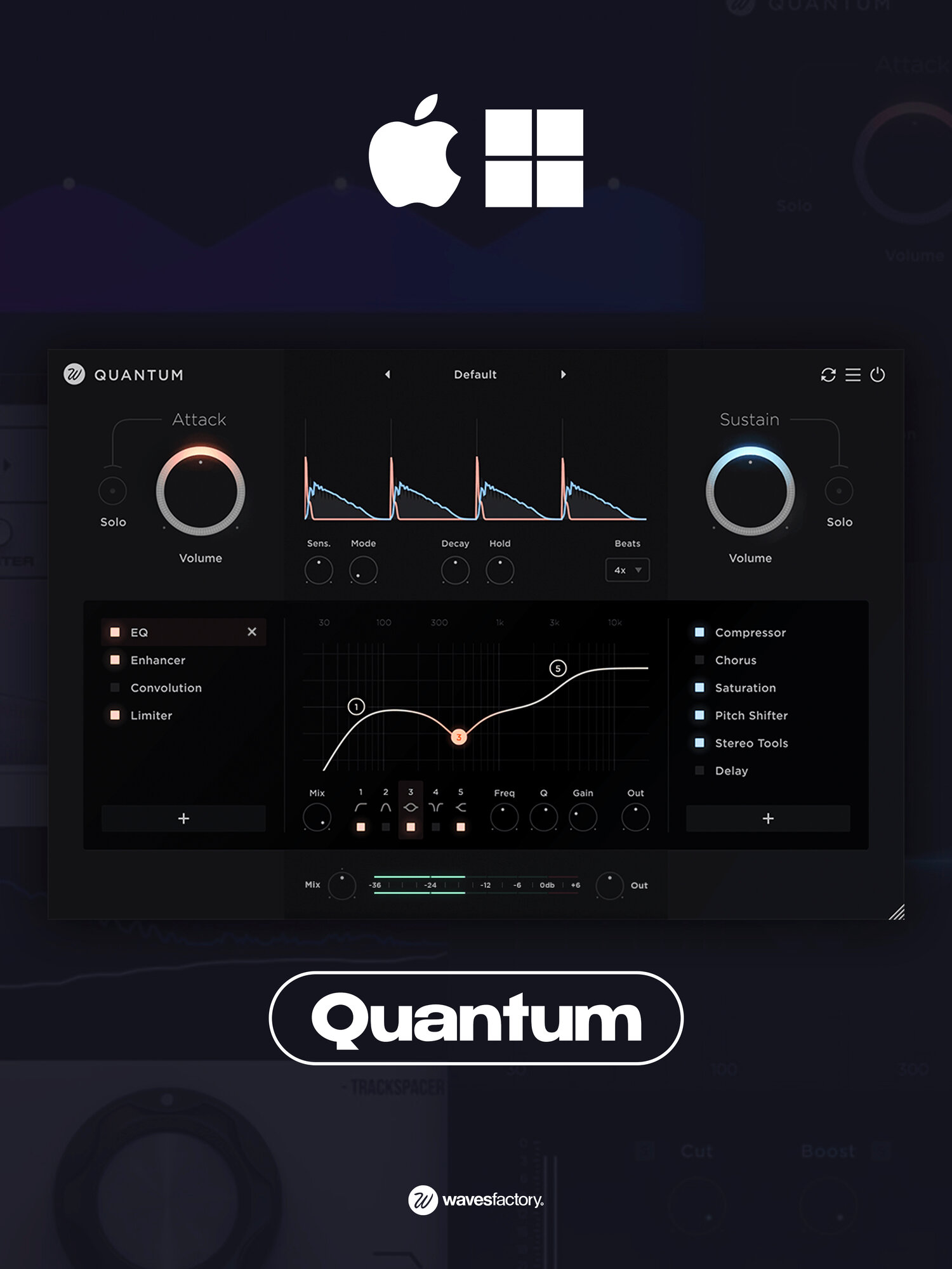 Wavesfactory Quantum (лицензионная активация) для macOS & Windows