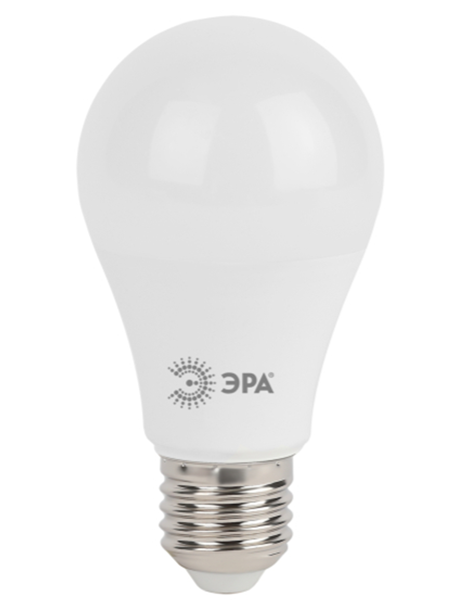 Лампочка светодиодная ЭРА 15Вт, 1200Лм, 4000К, Е27, нейтральный белый свет, груша